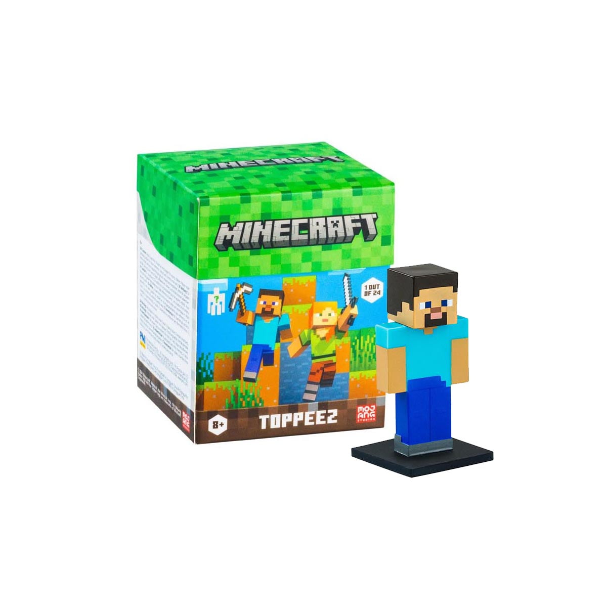 Minecraft 3d Toppeez In Blind Box - 24 Characters
