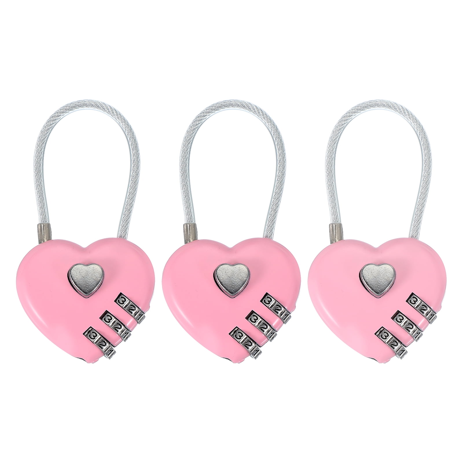 Click here for Unique Bargains Uxcell Heart Padlock  Combination... prices