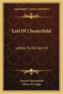 Pre-Owned Earl Of Chesterfield: Letters To His Son V1 (Paperback ...