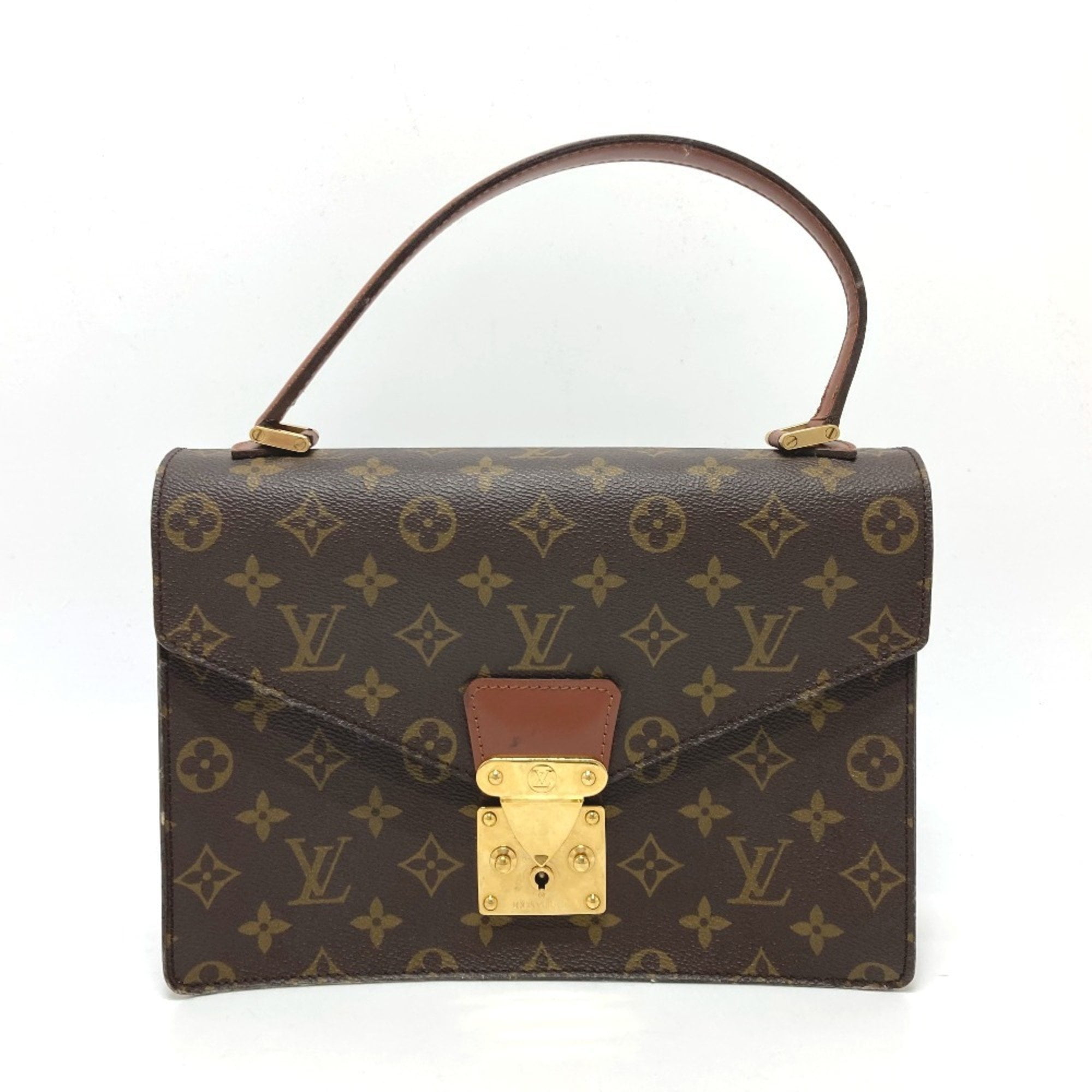Pre-Owned LOUIS VUITTON M51190 Monogram Concorde Handbag Canvas Women's ...