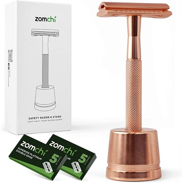 Safety Razor for Women, Ladies Razor with a Razor Stand, Double Edge ...