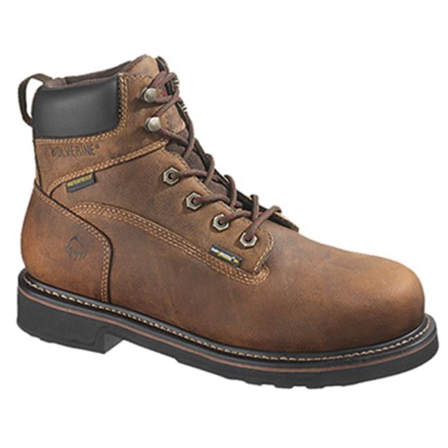 Wolverine W10080 08.5EW Mens Brek Boot Brown, 6 in. - Size 8.5 Extra ...