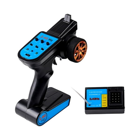 KLKCMS 3 Channel Remote Controller RC Car Controller Professional 2 ...