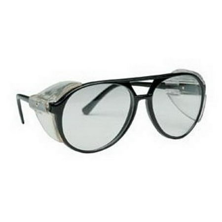 SAS Safety 5125 Classic Safety Glasses - Black Frame - Clear Lens ...