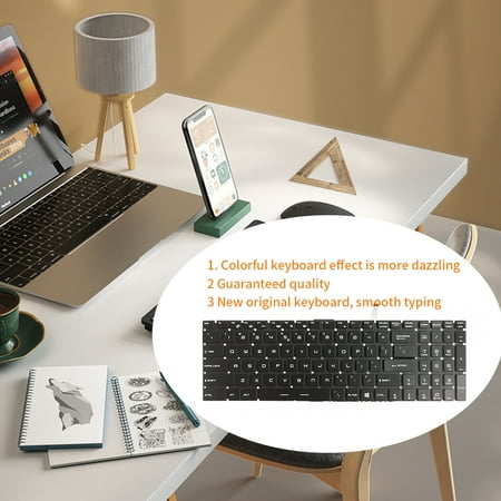 Colorful PS/2 Interface Built-in Backlit Keyboard Laptops Replacing ...