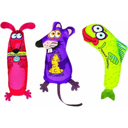 IGUOHAO Bamboo Pet CAM650027 2-Pack Fat Cat Appeteasers Catnip Cat Toy ...