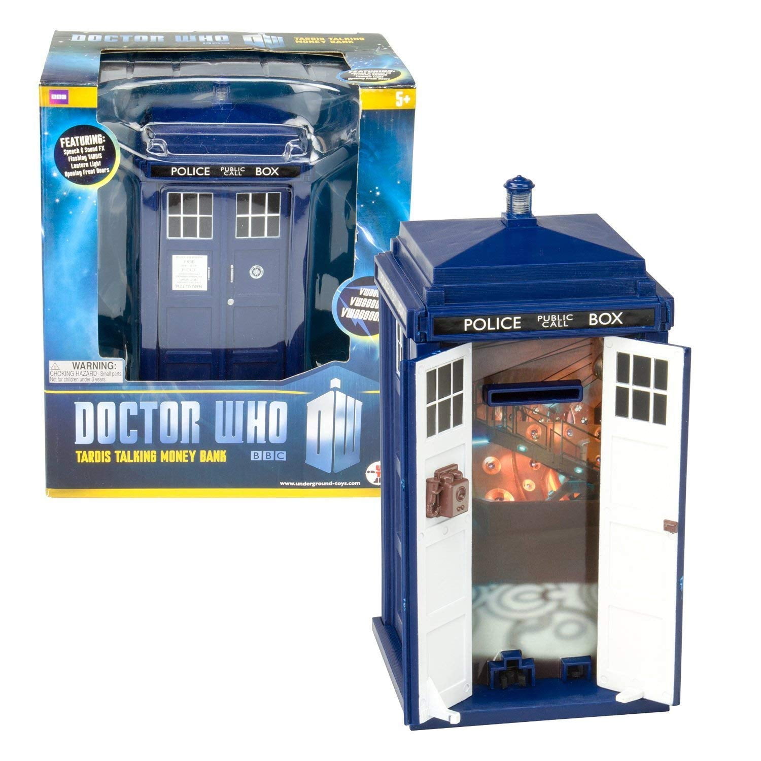 Doctor Who - Tardis 12th Doctor Talking Money Bank - Walmart.com