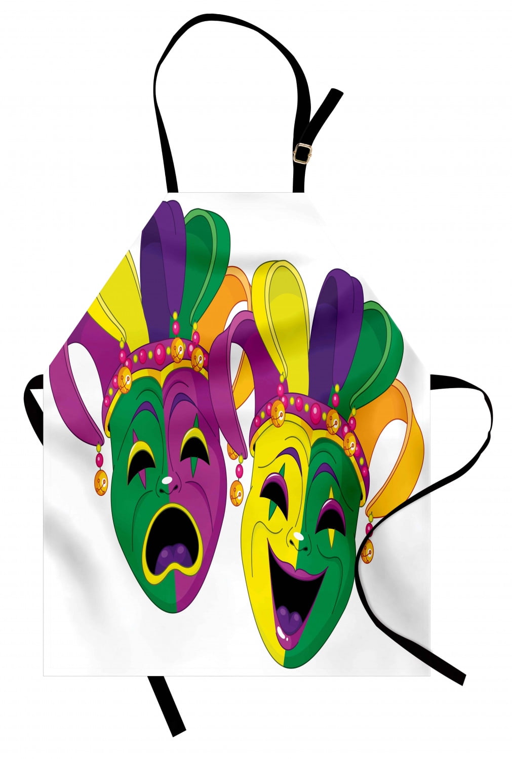 Mardi Gras Apron Traditional Masks of Tragedy and Comedy Festival ...