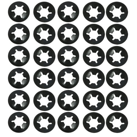 30 Pcs 6mm x 14mm Internal Tooth Starlock Star Lock Locking Washers ...