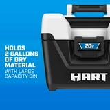 HART 20-Volt Cordless 2-Gallon Wet/Dry Vacuum Kit (1) 20-Volt 4.0Ah ...