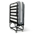 Folding Bed with Mattress for Adults, Single Size Portable Foldable Bed ...