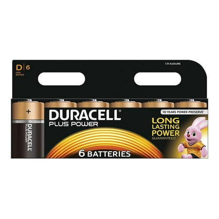 Duracell Plus Power D Size 6 Pack | Walmart Canada