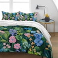 4 Piece Duvet Cover Set Full, Spring Colorful Blossom Flower Soft ...