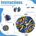 Cheerleading Pom Poms with Jumbo Bows Stable Handle Cheerleading Stuff ...
