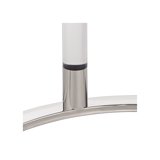 Studio 55D Tamara 18 1/4" Wide Stone and Chrome Round Side Table ...