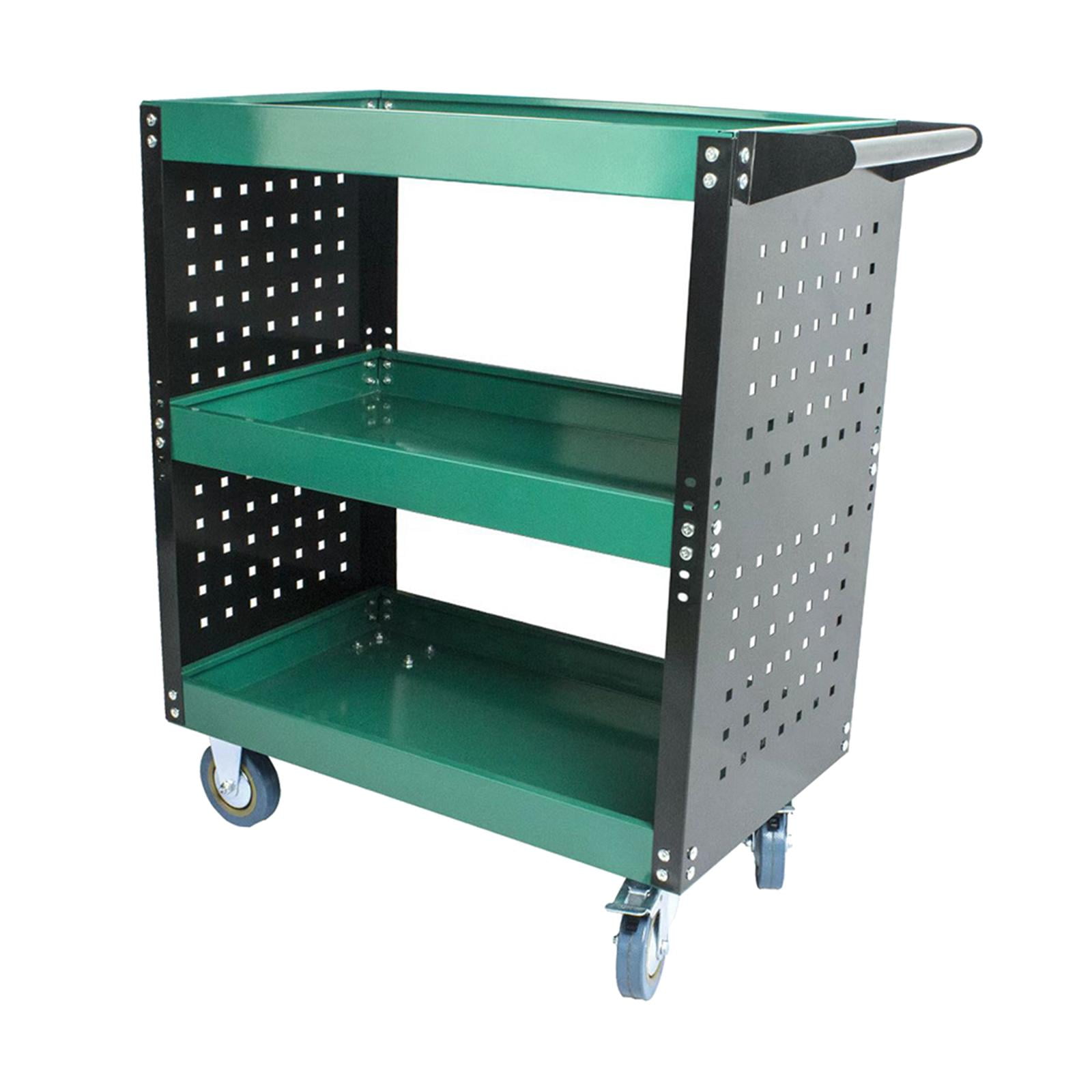 Heavy Duty 3 Tier Tool Cart Organizer Multifunction Utility Carts with ...