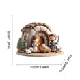 Fzsteel 2D Character Birth Scene Rotating Acrylic Standee, High ...