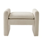 Better Homes & Gardens Emerson Ottoman, Cream - Walmart.com