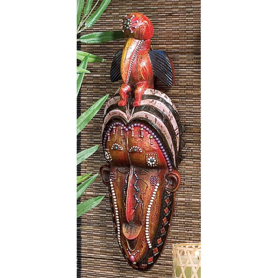 Design Toscano Masks of the Congo Wall Sculptures - Hornbill - Walmart.com