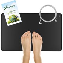 Rubber-Cal "Foot-Rest" Interlocking Anti-Fatigue Floor Mat - 1/2 in x ...