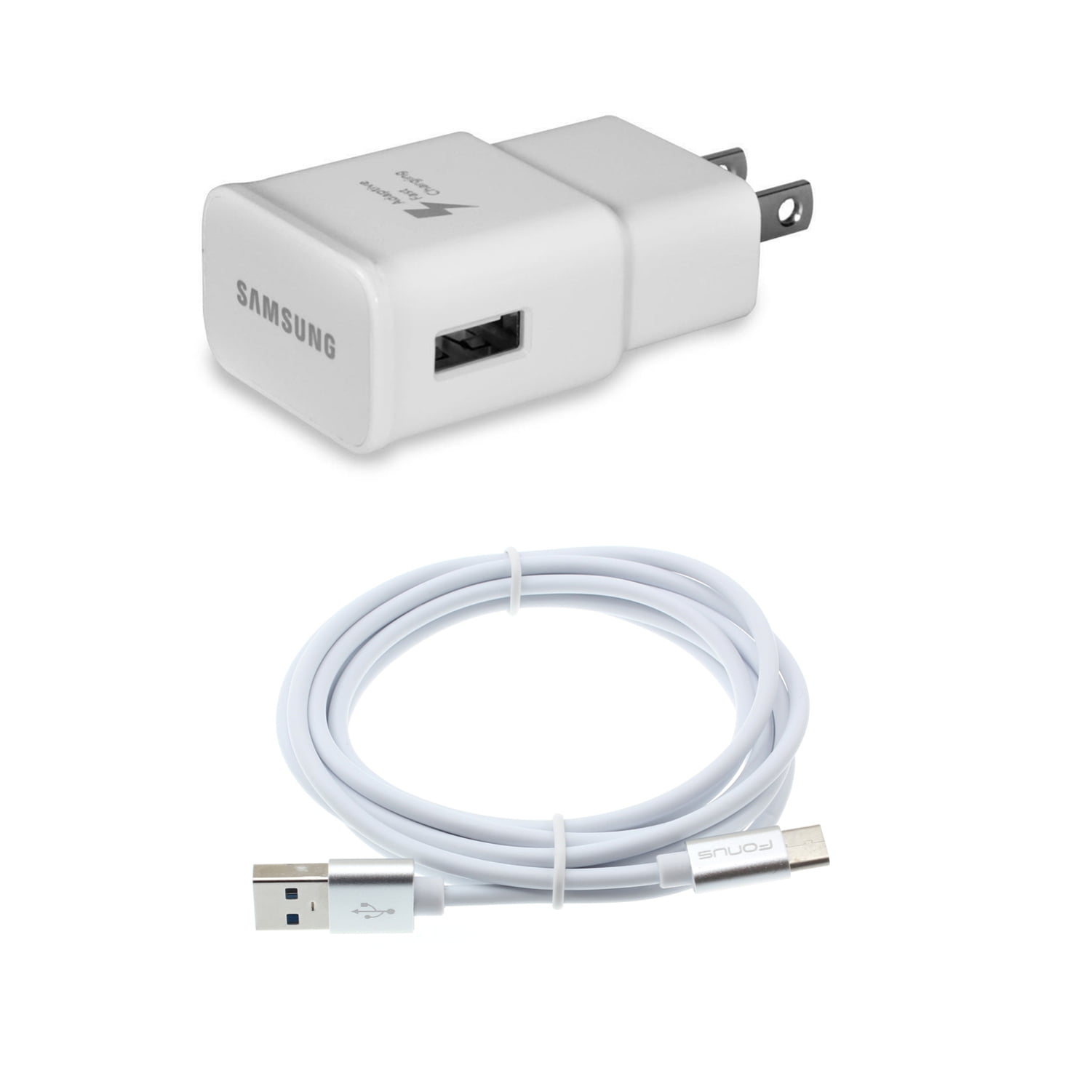 Type-C Fast Home Charger for Alcatel 3V (2019) Phone - 6ft USB Cable ...