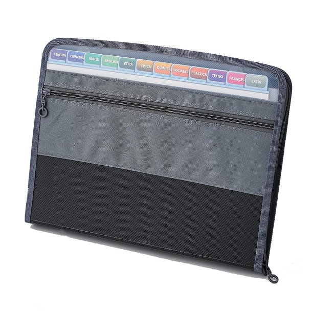 A4 Size Expanding File Folder with 13 Pockets and Zipper - Portable ...