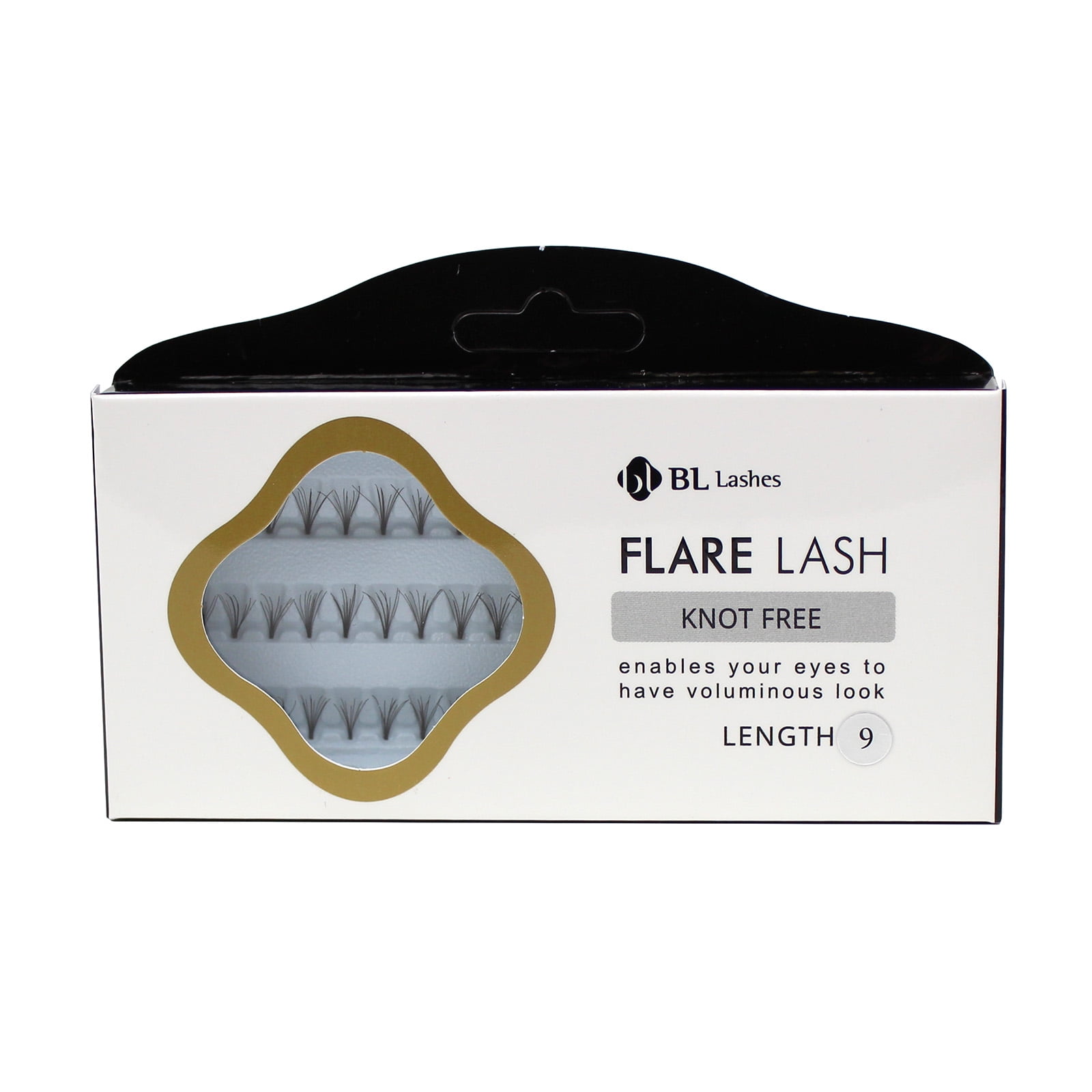BL Lashes Flare Lash Knot Free Length 9 Cluster Lashes Eyelash ...