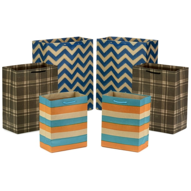 Hallmark Multi-color Gift Bags, 6 Count - Walmart.com