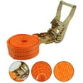 Tie Down Cargo Strap Luggage Lashing Strong Ratchet Belt with Buckle ...