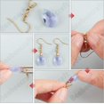 30Pcs Ion Plating(IP) 304 Stainless Steel Hooks Ear Wire with Ice Pick ...