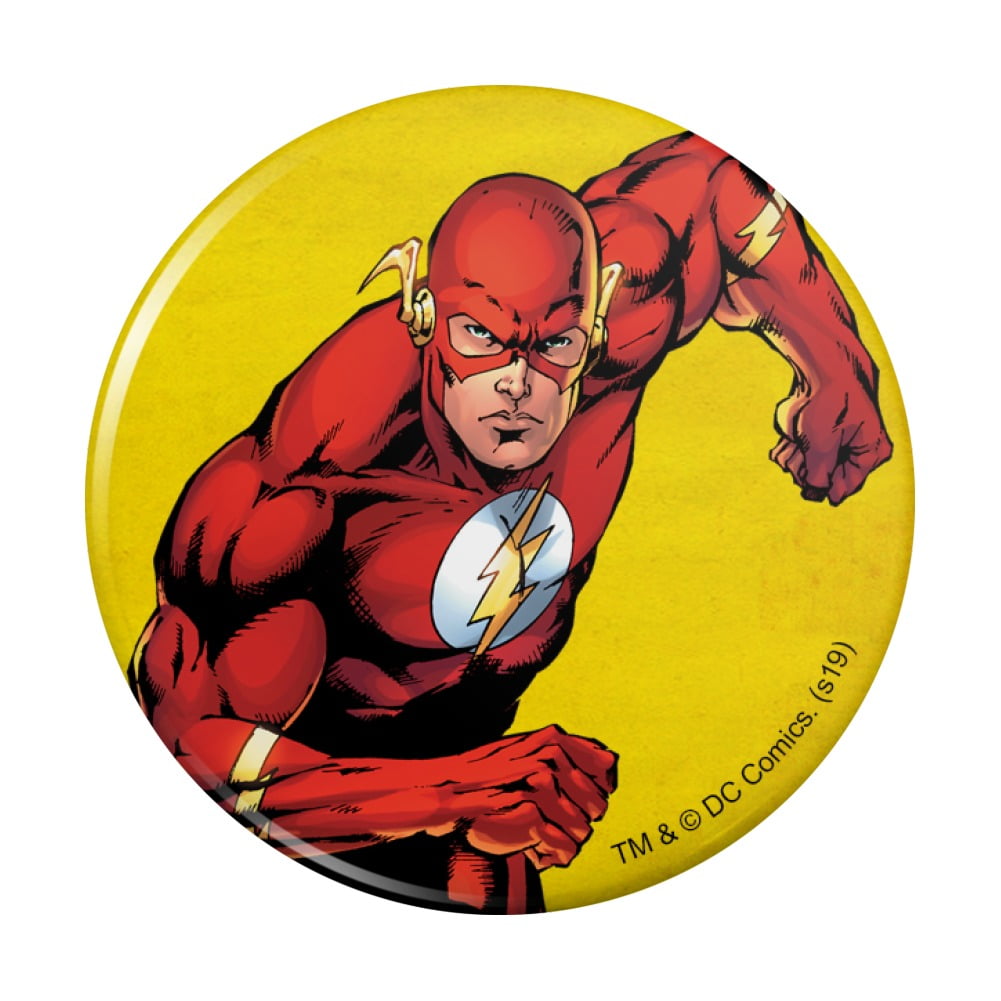 The Flash Character Pinback Button Pin - Walmart.com