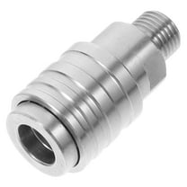 ESSENTIAL WASHER Plated Steel 3/8" Male Quick Connect Fittings Pressure ...