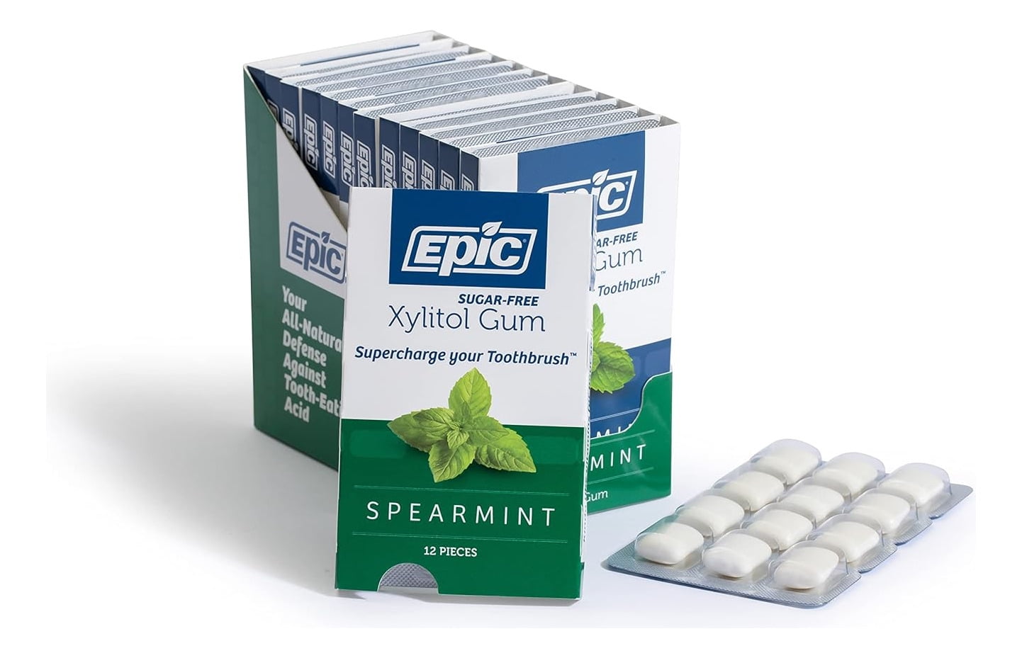 Epic Gum Sin Aspartame 100% Xylitol Hierbabuena Sin Azúcar | Walmart en ...