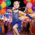 Big Hawaiian Dresses for Girls Shine Performance Party With Sequin ...