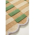 Modern Hand-Tufted Scalloped Wool Area Rug | 100% New Zealand Wool ...