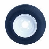 Roadstar 2pcs Trailer Tires with Rim, 4PR 4Lug 4.80x8, 590lbs, 4 Ply ...