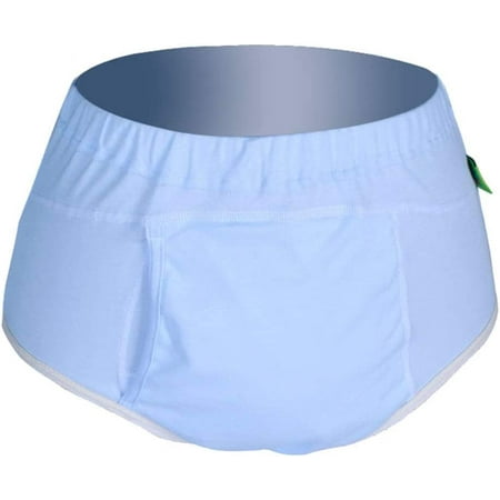Washable Urinary Incontinence Cotton Brief Underwear with Absorbent ...