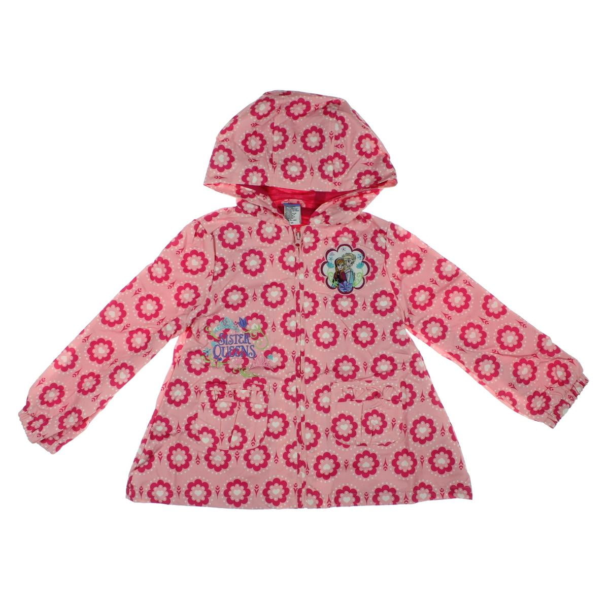 Disney Girls Anna Elsa Frozen Basic Jacket - Walmart.com
