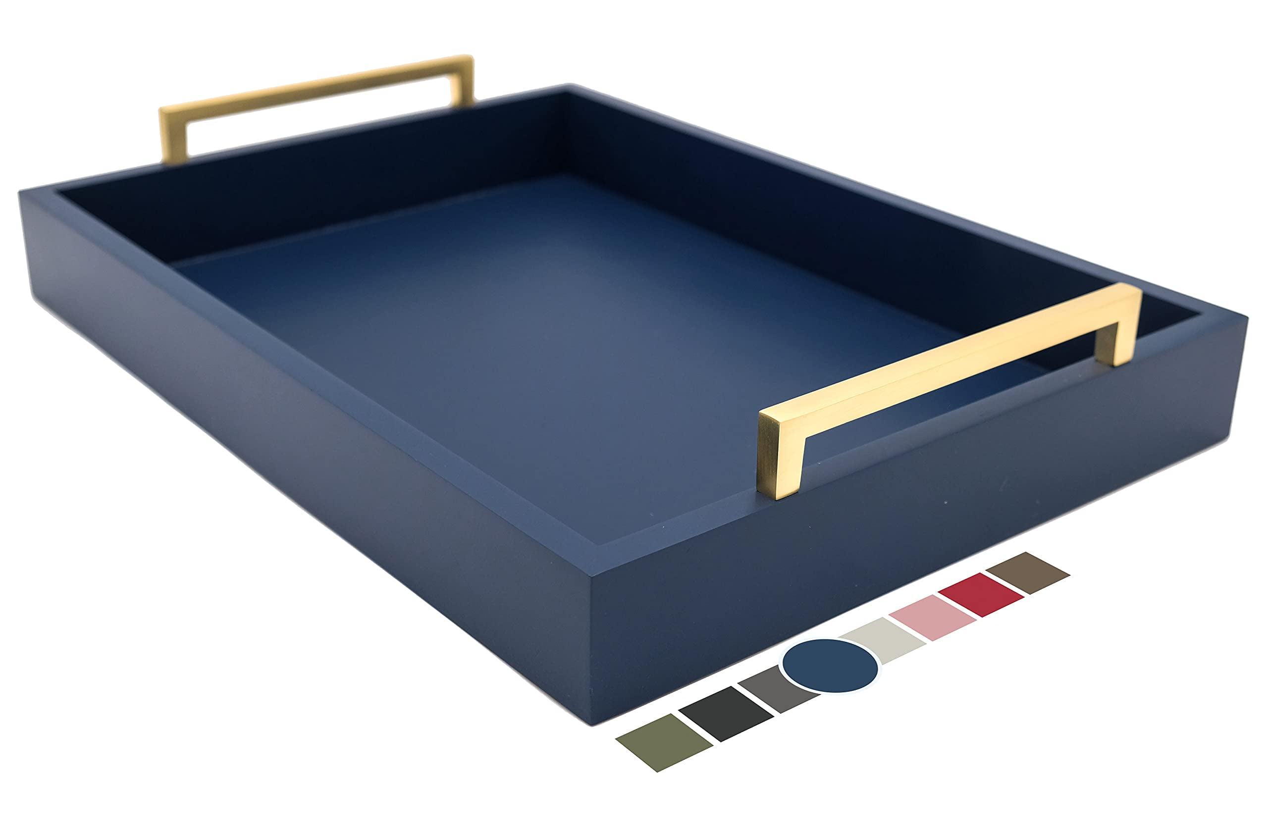 Montecito Home Decorative Coffee Table Tray - Ottoman Tray - Breakfast ...