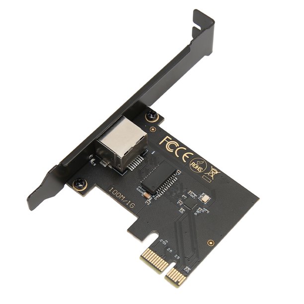 PCI Express LAN Card, RTL8111 Chip Full Compatibility Black High Speed ...