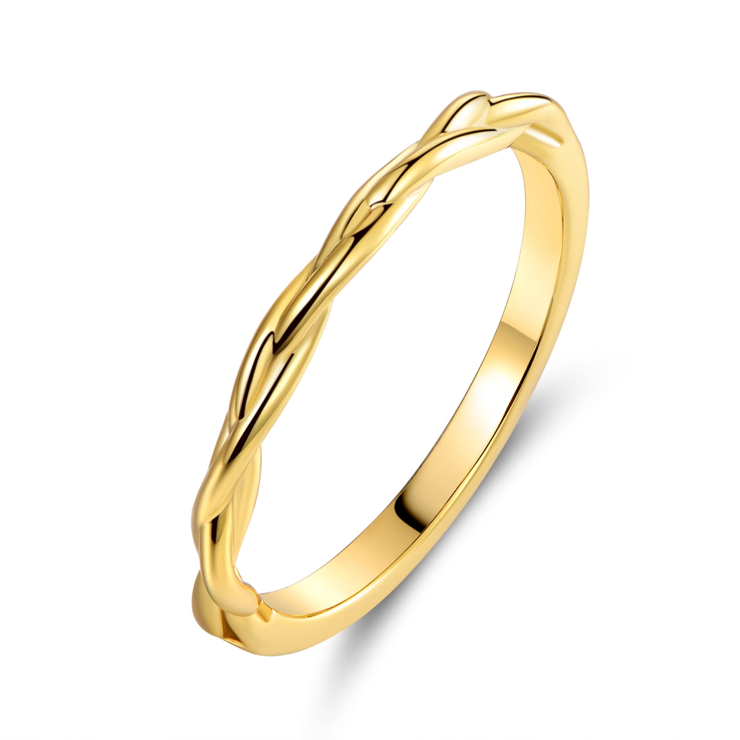 Peermont 18K Gold-Plating Twig Band Ring - Walmart.com