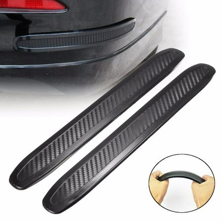 2pcs Universal Car Rubber Bumper Front/Rear Corner Guard Protector ...