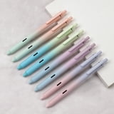 Writech Retractable Gel Ink Pens 8 Pack Black 0.5mm Fine Point Smooth ...