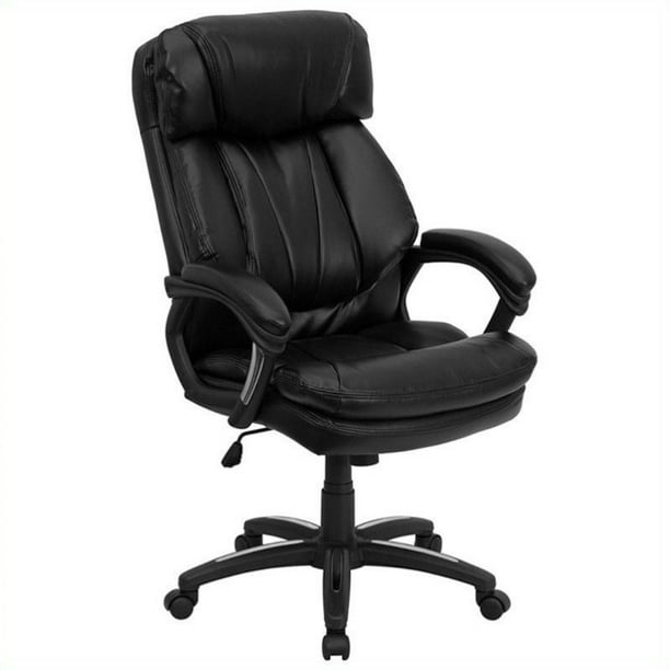 Kingfisher Lane High Back Contemporary Executive Office Chair in Black ...