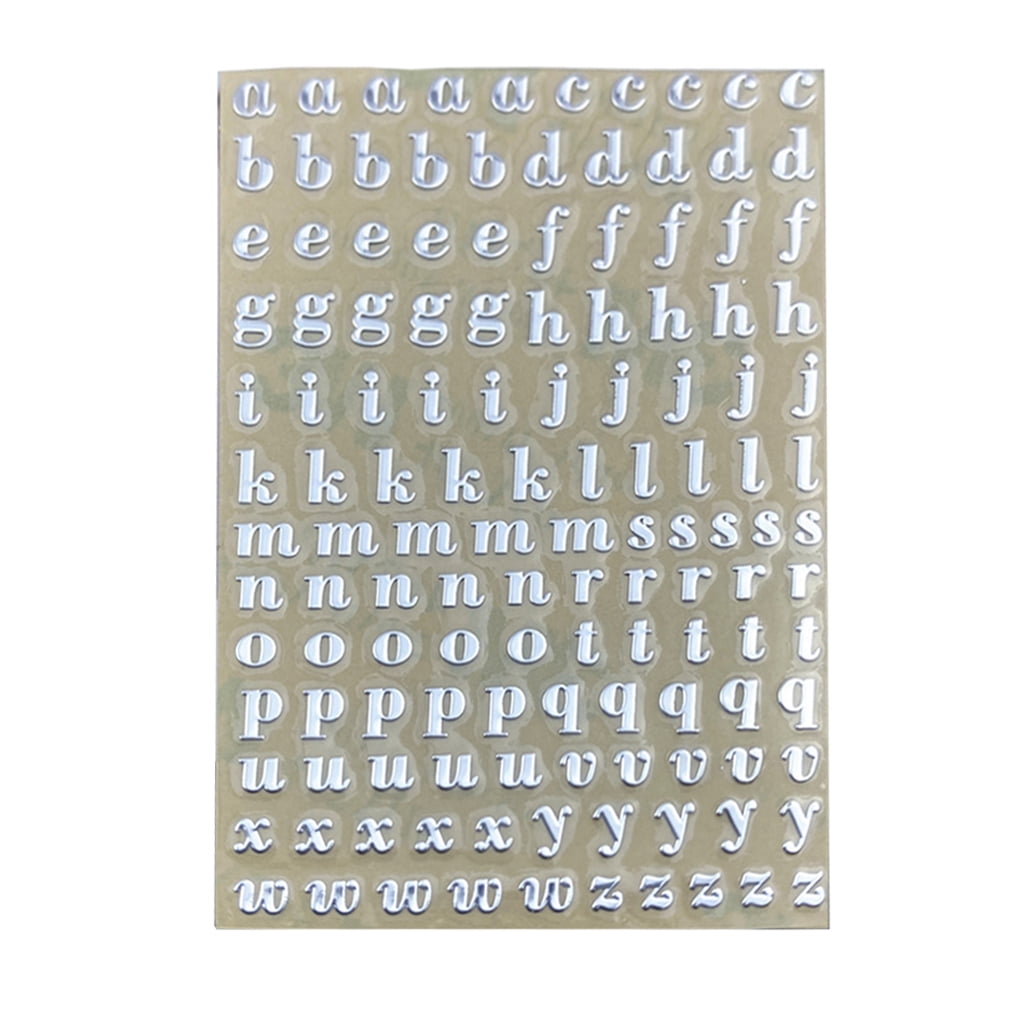 CANKER Letter Stickers Self Adhesive Alphabet Numbers Stickers Self ...