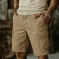 Eryao Mens Breathable Multi Pocket Shorts Loose Casual Summer Workout ...