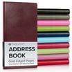 Gallery Leather Pocket Address Book - Acadia Tan - 6" x 3.25" - Walmart.com