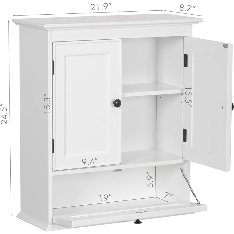 Small White Wall Cabinet