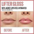 Maybelline Lifter Gloss Lip Gloss Makeup with Hyaluronic Acid, Stone ...