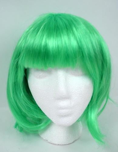 Neon Green Bob Wig - Walmart.com